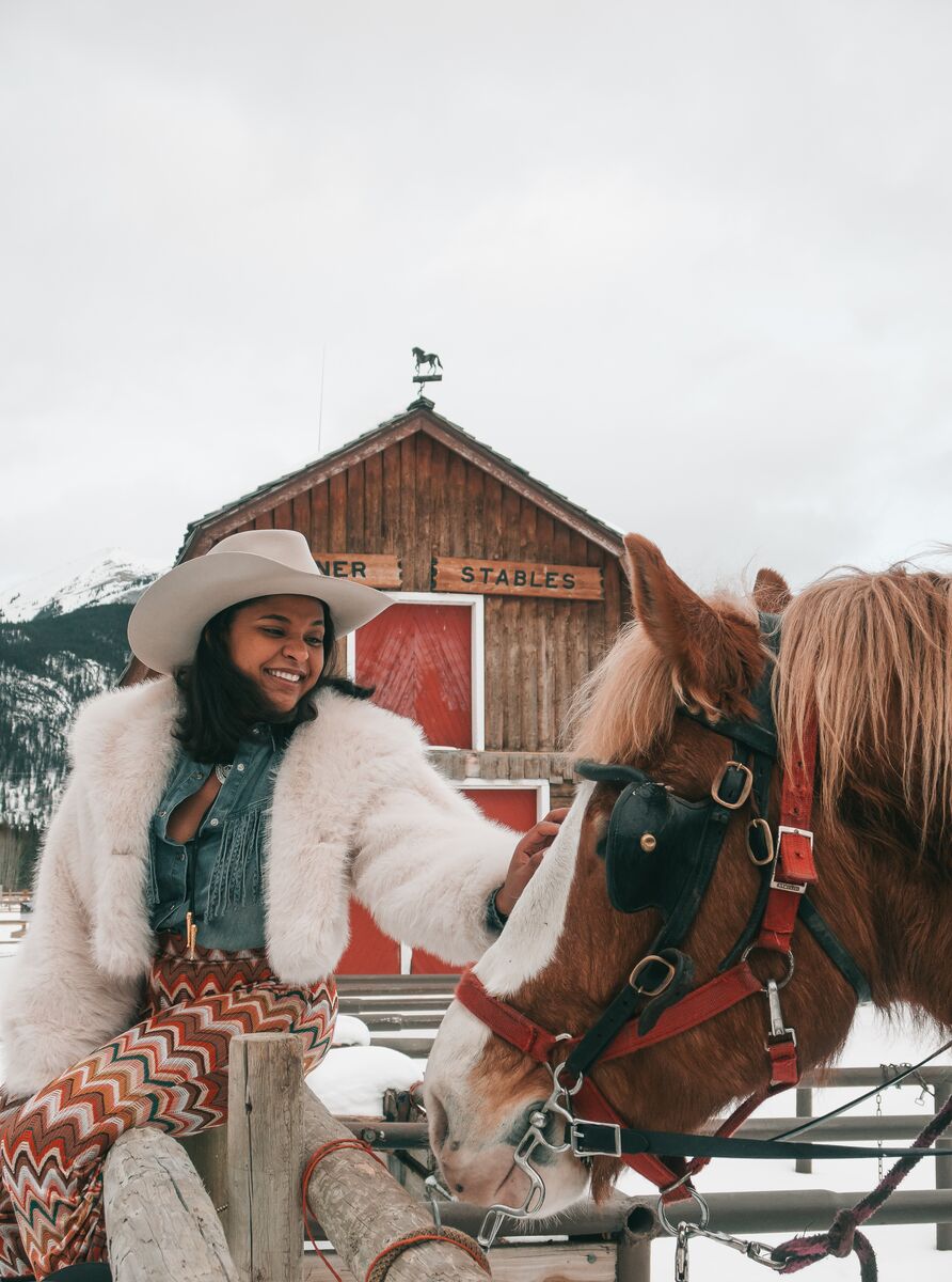 How to Style your Skijor Outfit for Skijoring in Banff | Banff & Lake ...